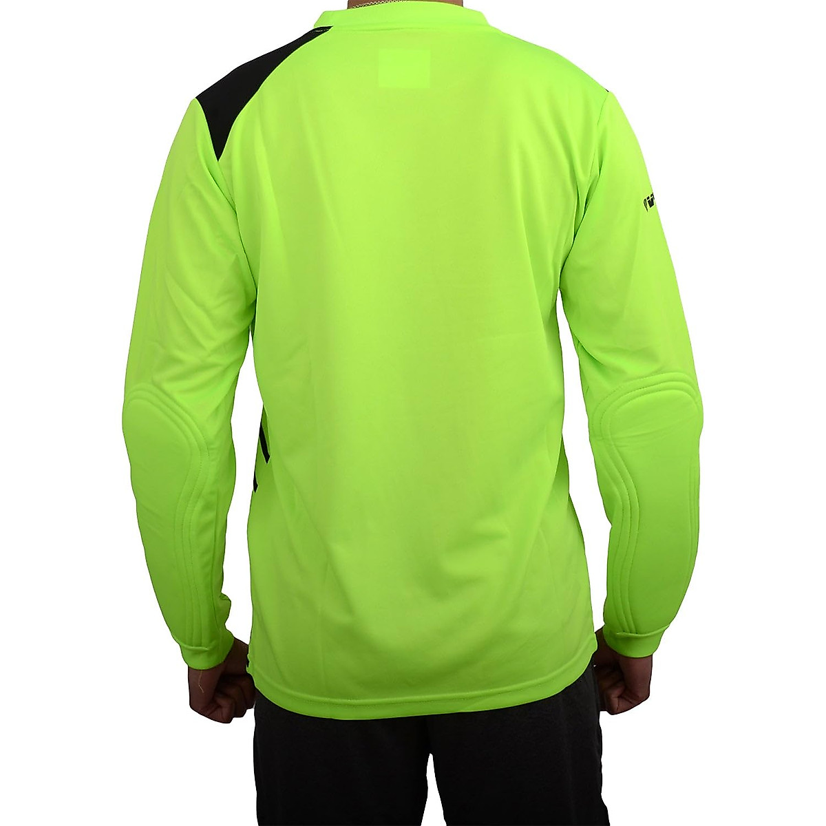 Vizari Arroyo Youth Soccer Goalkeeper Jersey for Youths | Shock Absorbing Long Sleeve Goalie Jersey (US, Alpha, Large, Regular, Green/Black)