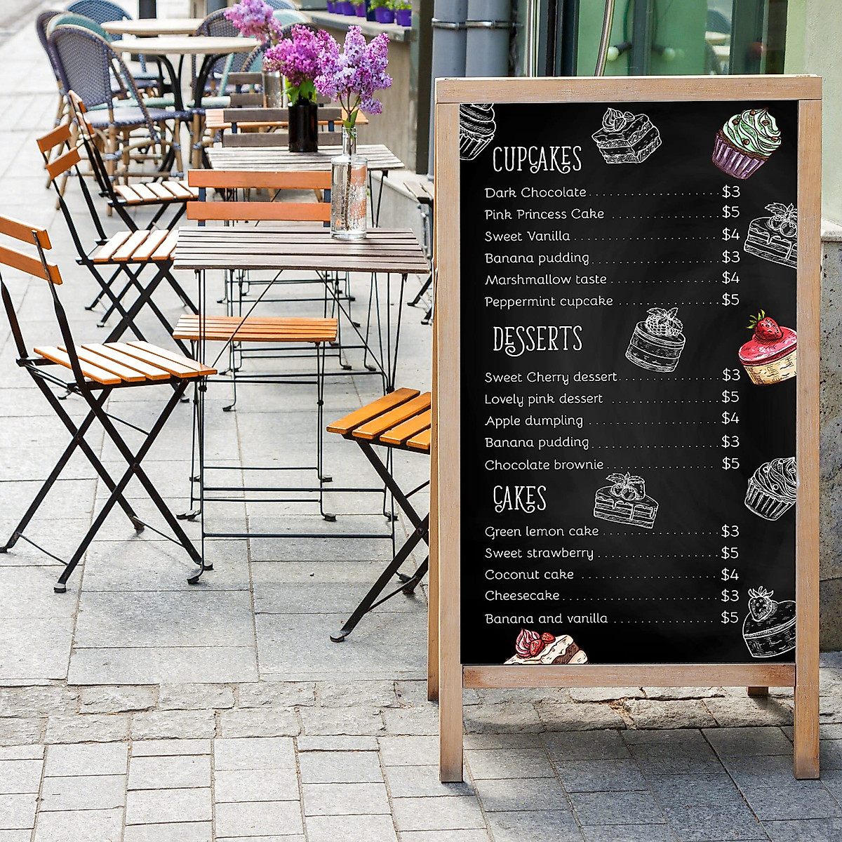 SILENART Chalk Markers for Chalkboard, Chalk Pens Fine Tips, Liquid Chalk Markers Erasable Neon Chalk Marker for Kids, Chalkboard Markers for Signs Labels Menu Board Window Glass - 12 Pack