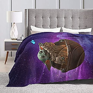 Cute Blankets Ultra-Soft Flannel Throw Blanket Warm Fuzzy Lightweight Blanket,Fluffy Cozy Plush Fleece Comfy Blanket for Couch Sofa Bed 50"X40"