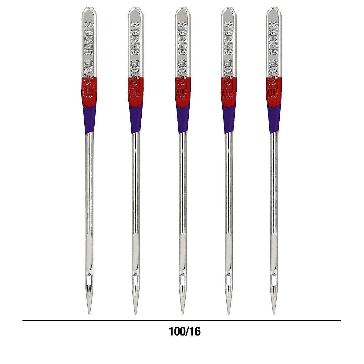 SINGER Heavy Duty Sewing Machine Needles, Size 100/16 - 5 Count