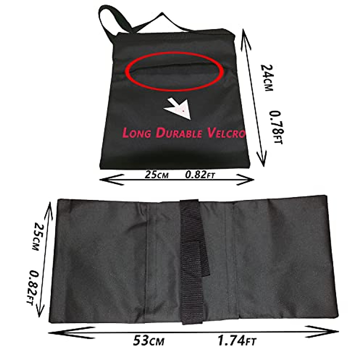 Tripod Weight,Sand Bags for Stands, Tripod Weight Bag,Camera Tripod, Photography Weight Sandbag for Photo Stand, 2 Pack…