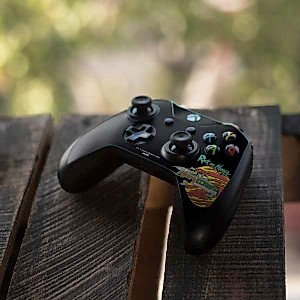 Skinit Decal Gaming Skin Compatible with Xbox One S Controller - Officially Licensed Warner Bros Rick and Morty Family Wagon Design