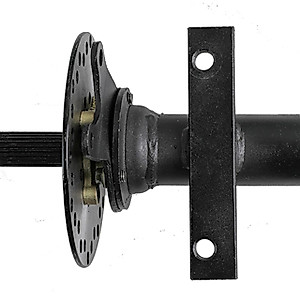 YC Yier 34" Go Kart Rear Axle Kit & 48V 1000W Electric Brushless Motor Controller Differential &4.10-6" Wheels Tires + Front Steering Shaft for ATV Quad Buggy 4 Wheelers Dolly Cart Trike Tricycle