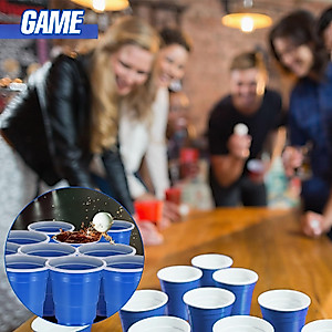 Yetene 200pcs 2 oz Easter Plastic Shot Cups Mini Disposable Shot Glasses for Wedding Baby Shower Graduation Party Supply Summer Beer Taste Serving(Blue)