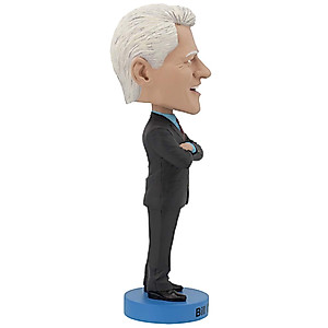 Royal Bobbles Bill Clinton Bobblehead, Premium Polyresin Lifelike Figure, Unique Serial Number, Exquisite Detail