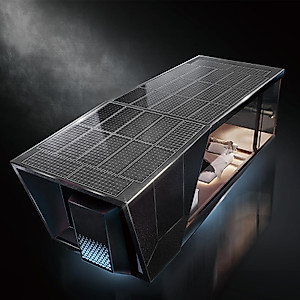 Prefab Homes | Prefab Tiny House with Bathroom & Kitchen | 29.4m² Modular Mobile Home for Backyard, Hotels, Offices, Bars, Outdoor Living | Versatile Tiny Home for Adults