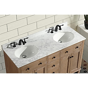 Ari Kitchen & Bath Annie 55" Bathroom Vanity Weathered Fir