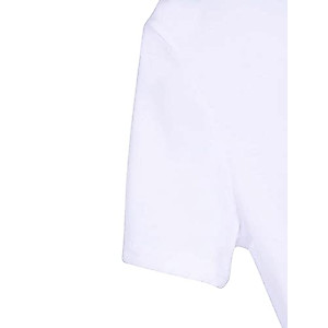 SweatyRocks Women's Heart Graphic Short Sleeve T Shirts Summer Tops White Butterfly L