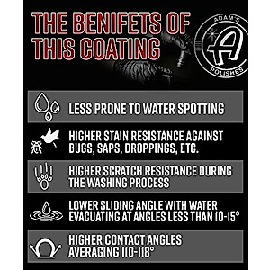 Adam's UV Graphene Ceramic Coating Bundle - 10H Ceramic Coating for Cars W/UV Glow Technology | 7+ Years of Protection | Apply After Car Wash Clay Bar Car Buffer Polisher | Boat RV Motorcycle
