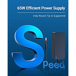 UL Listed 65W AC Charger Fit for Dell Latitude 3520 3420 3320 P108F001 P144G001 P146G001 Laptop Power Adapter Supply Cord