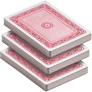 Jumbo Large Playing Cards - (3 Decks) Big 5 x 7 Inch Giant Deck of Cards Huge Playing Cards Poker Playing Cards for Casino Theme Party Decorations Game Night and Magic Supplies