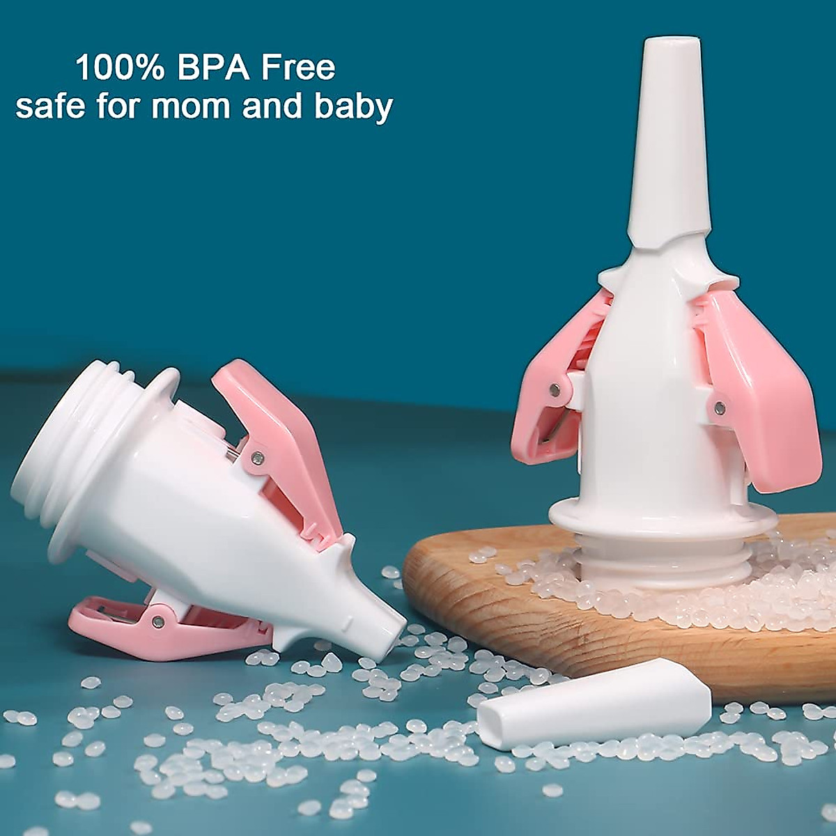 Breastmilk Storage Bag Adapters for Medela Harmony Pump, with Universal Extended Tube to Pump into All Breastmilk Storage Bags, BPA Free Material, 2 Pack