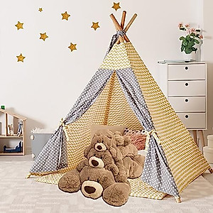 GHTMONY Teddy Bear Stuffed Animals Plushies, Soft Cuddly Stuffed Plush Brown Bear Toys for Kids Toddler Girls Boys Girlfriend Best Friends Birthday