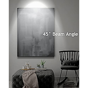 Maelsrlg PAR16 LED Short Neck Recessed Spotlight Bulb, 6W(60W Equivalent) Curio Cabinet Light Bulb, Flicker-Free, 600 Lumens, Daylight 5000K, E26 Medium Base, Non-Dimmable, 4-Pack