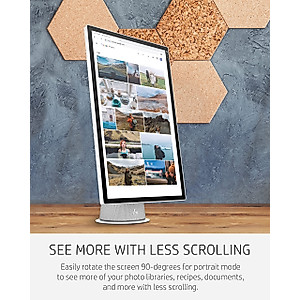 HP Chromebase 21.5" All-in-One Desktop, Intel Pentium Gold 6405U Processor, 4 GB RAM, 64 GB Storage, Rotating Full HD IPS Touchscreen, Chrome OS, Bluetooth Keyboard and Mouse Combo (22-aa0012, 2021)