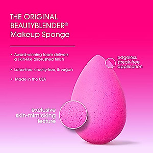 beautyblender Discovery Kit - Makeup Sponge & Makeup Sponge Cleaner, Portable Protection Case, Professional Blending Application, Vegan & Cruelty Free, Made in the USA