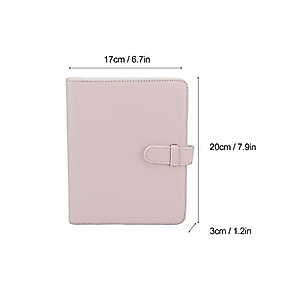 3-inch Photo Album, 256-pocket Waterproof Photo Album for Tickets Business Card (pink)