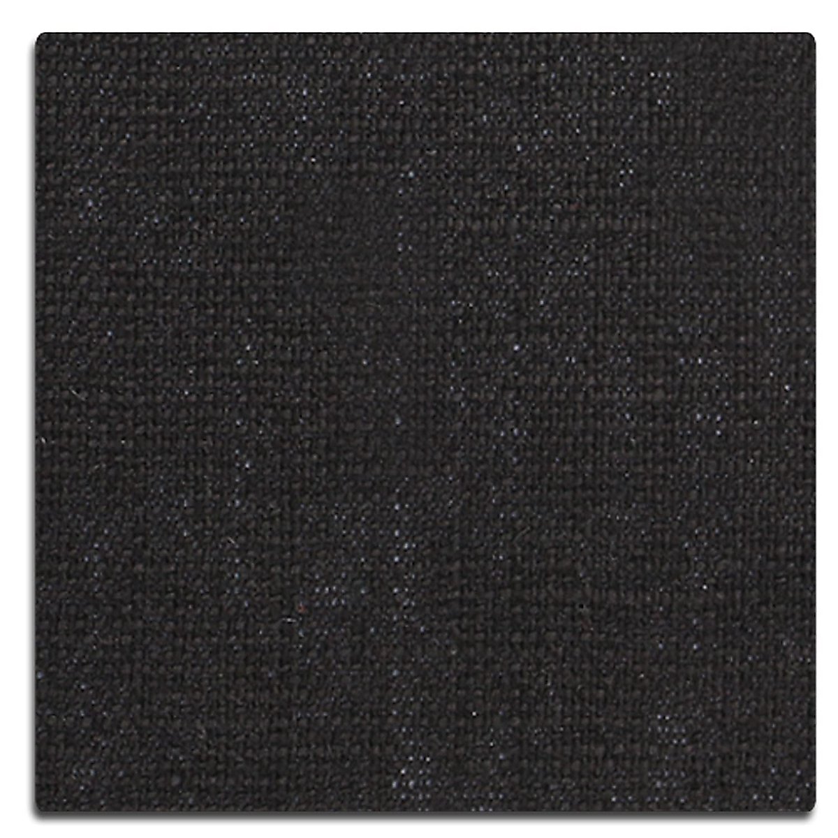 FenchelShades.com Drum Lampshade 9" Top Diameter x 10" Bottom Diameter x 7.5" Slant Height with 6" Drop Slip Uno Attachment (Linen Black)