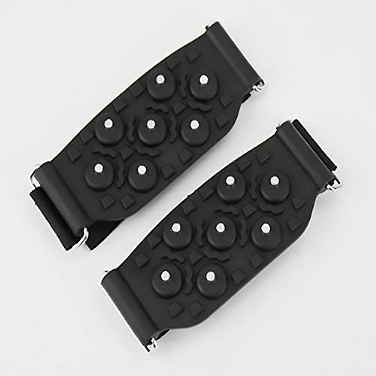 Universal Strap Grippers Spikes Winter Boots Grips Metal Studs Shoes Snow Patio Lawn & Garden Cooking Utensils Holder Wood (AS SHOW, One Size)