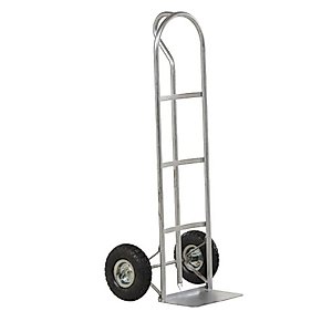Vestil - SPHT-500S Steel Hand Truck with P Handle, Pneumatic Wheels, 500 lbs Load Capacity, 52" Height, 21" Width X 18" Depth