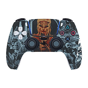 Head Case Designs Officially Licensed Assassin's Creed Kassandra Vine Odyssey Artwork Vinyl Faceplate Gaming Skin Decal Compatible With Sony PlayStation 5 PS5 Disc Console & DualSense Controller