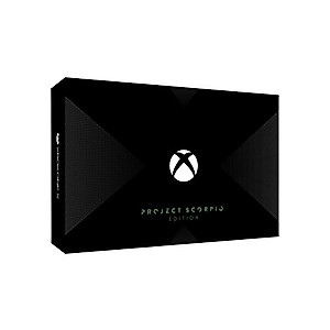 Microsoft Xbox One X 1TB Project Scorpio Limited Edition Black Console (1787) (Renewed)
