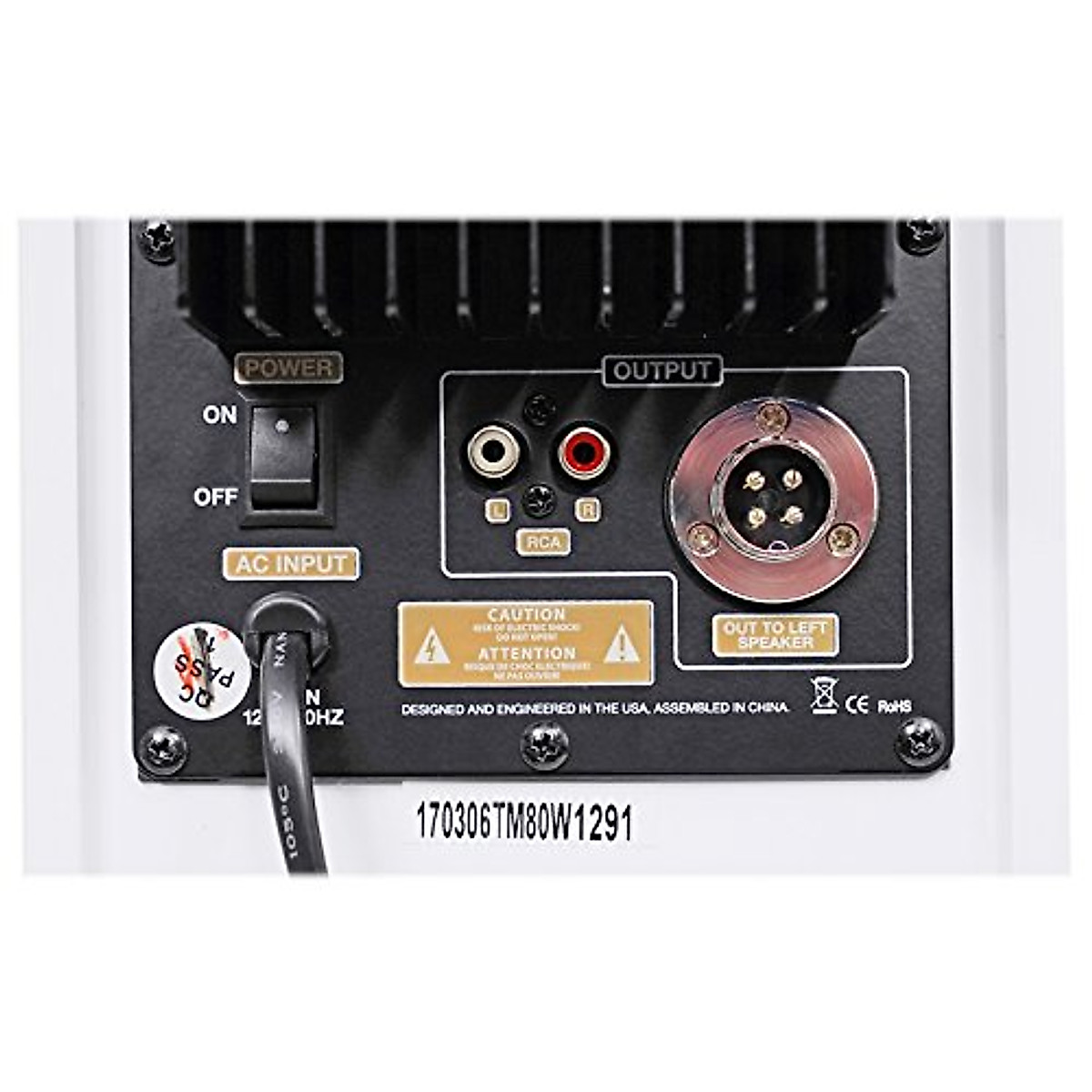 Rockville TM80W Bluetooth Home Theater Tower Speaker System+(2) 8" Subwoofers!