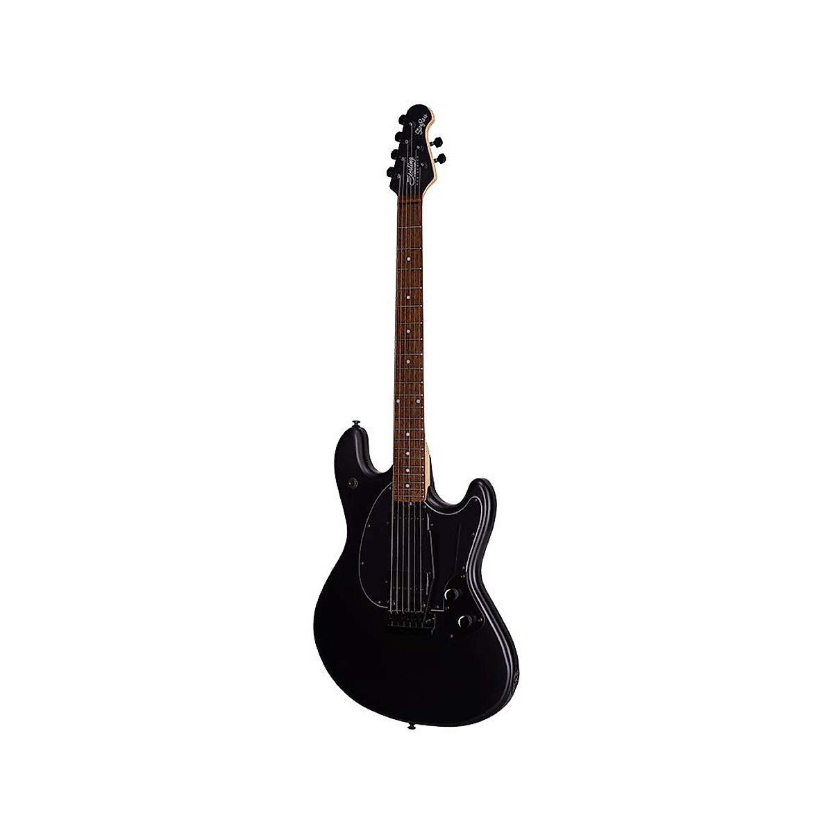 Sterling By MusicMan 6 String Solid-Body Electric Guitar, Right, Stealth Black (SR30-SBK-R1)