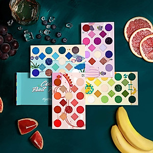 EYESEEK High Pigmented 64 Rainbow Eyeshadow Palette, All in One Gift Sets, Colorful Eye Shadow Plattet Make Up Matte Shimmer Glitter Cosmetics for Halloween Makeup