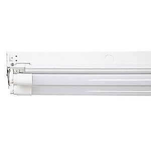 Four Bros Lighting LED Shop Light, 2 Lamp, 4 Foot, 4700 Lumen, 36W, 5000K Daylight White, Hardwire, (2) Removable Lamps Included, UL & DLC Listed