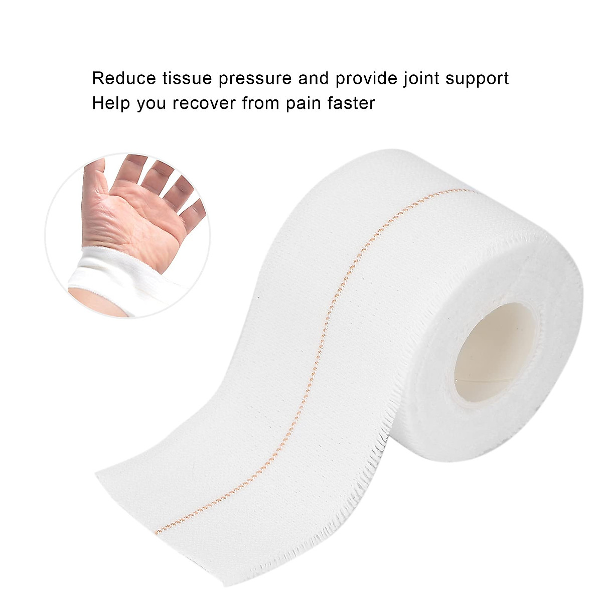 Elastic Compression Bandage, Self Adherent Elastic Fiber Bandage for Sports Injury