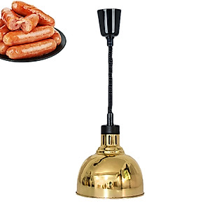 Food Warmer Lamps Portable,Food Heat Preservation Lamp | Commercial Food Warmers Lamp Hangs Food Heating Lamps Warming Light Electric for Restaurant, Catering