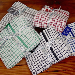 poli-dri Kitchen Tea Towels by Samuel Lamont and Sons (Blue, 3 Pack)