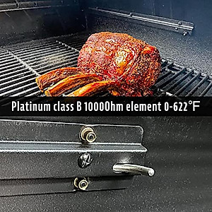 Digital Thermostat Control Board Kit for Louisiana Grills G2 Parts Number 50125 Compatible with Louisiana CS570 CS450 LG700 LG900 with Meat Probe,RTD Temperature Probe,Hot Rod Ignitor