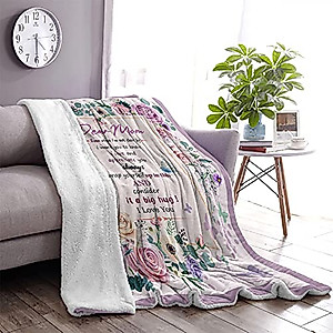 Onecmore Gifts for Mom Mothers Day Birthday Romantic Gifts for Mom Blanket,Mom Valentines Day Gifts,Mom Romantic Gifts, Mom Gifts from Daughter Son,New Mom Gifts for Women Gifts for Mom Throw Blanket