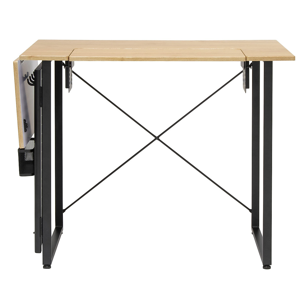 Pivot Sewing Table with Swingout Storage Panel