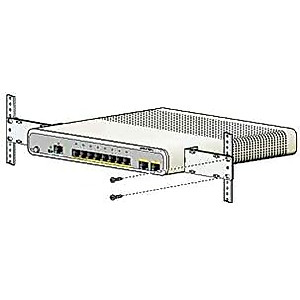 RW RoutersWholesale - Rack Mount Kit 3560/2960 19in Compatible with Cisco RCKMNT-19-CMPCT=