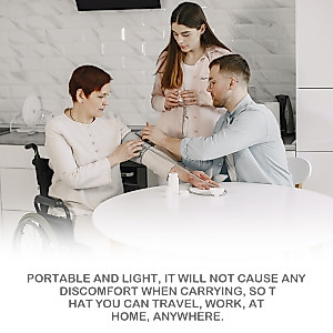 UPIQNG Blood Pressure Cuff Blood Pressure Machine Cuff,Sphygmomanometer Cuff Replacement Accessories,No Bp Machine,22-32cm (Silver Grey)