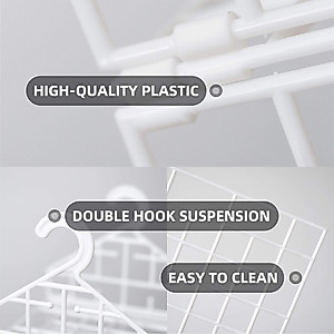 Vida brillante 4 Tier Shelf Hanging Closet- DIY Organizer for Clothing Sweaters Shoes Handbags Clutches Accessories