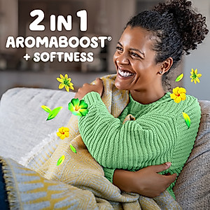 Gain dryer sheets, 105 Count, Original Scent Laundry Fabric Softener Sheets with 2-in-1 Aromaboost Plus Softness