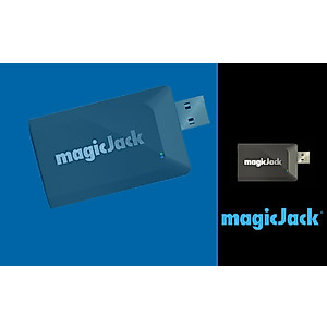 magicJack, New 2022 VOIP Phone Adapter, Portable Home and On-The-Go Digital Service. Unlimited Calls to US and Canada. NO Monthly Bill | Featuring magicIN™ & magicOUT™ Service