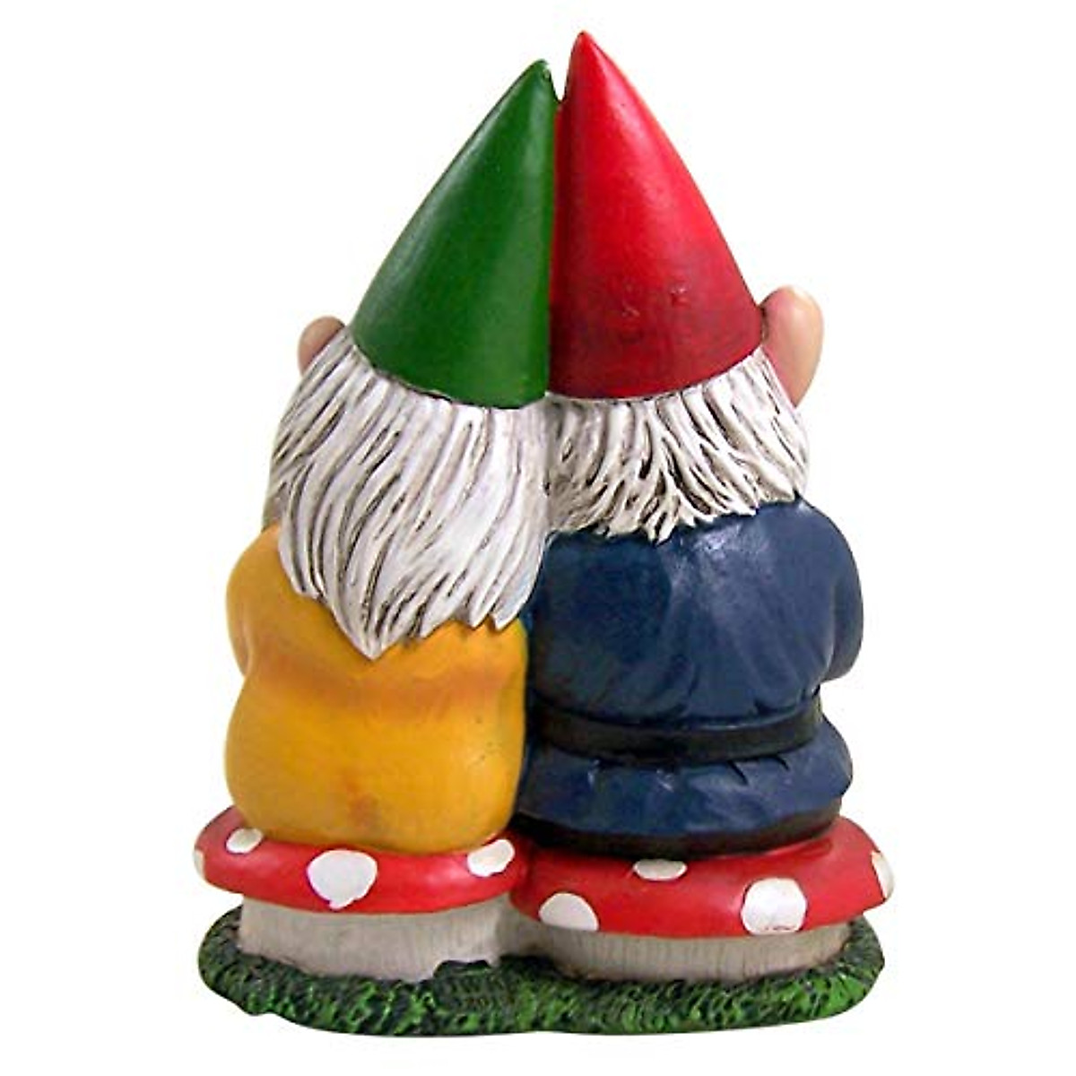 Forever Gnome Old Couple Small Indoor Outdoor Garden Figurine, 6 Inch