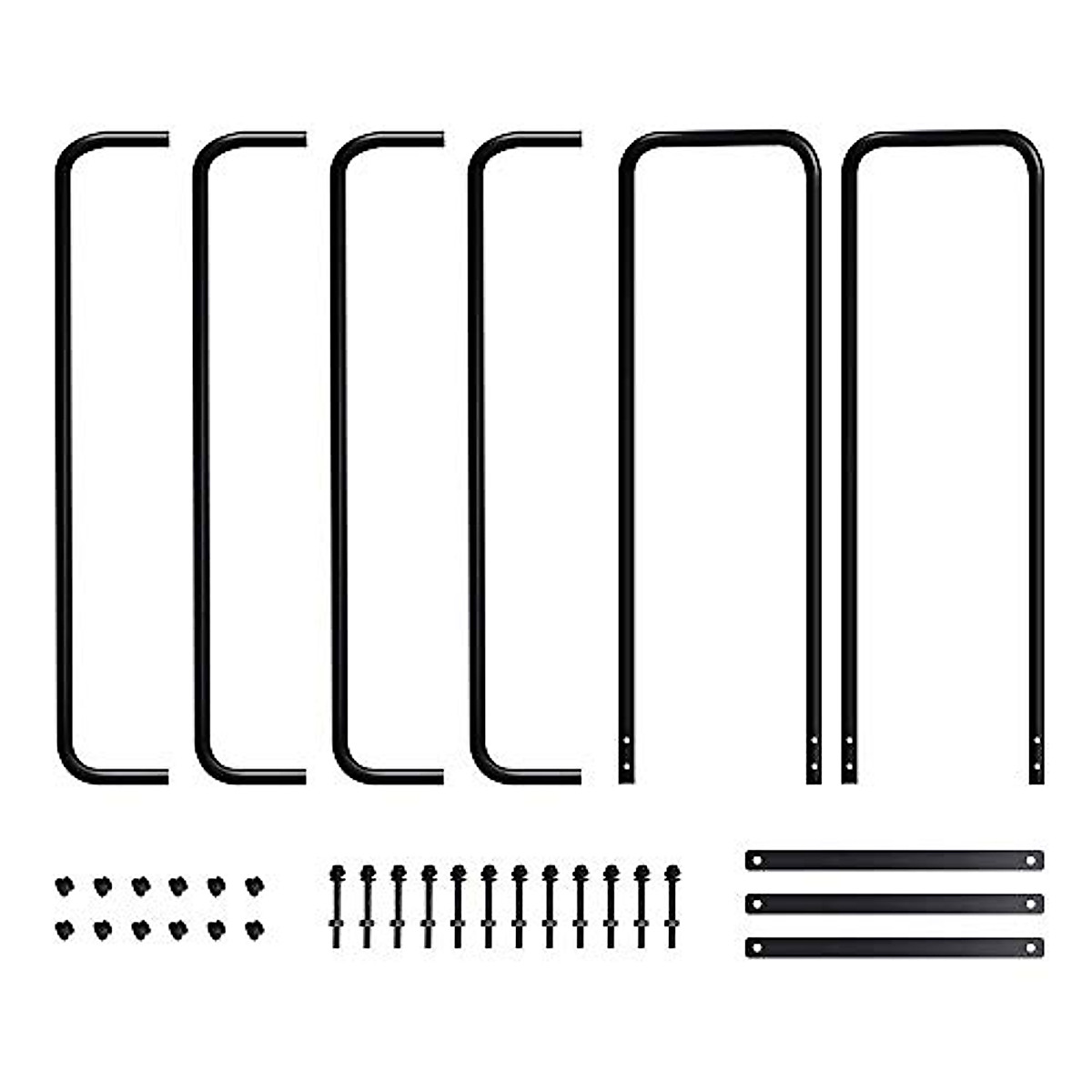 Amagabeli 8 ft Outdoor Fire Wood Log Rack Bundle 8ft Firewood Log Rack Cover