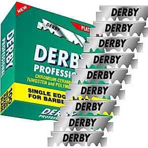 500 "Derby Professional" Single Edge Razor Blades for straight razor