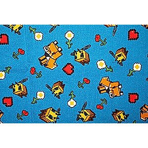 Minecraft Mob Printed Area Rug | Indoor Floor Mat, Accent Rugs For Living Room and Bedroom, Home Decor For Kids Playroom | Video Game Gifts And Collectibles | 60 x 39 Inches