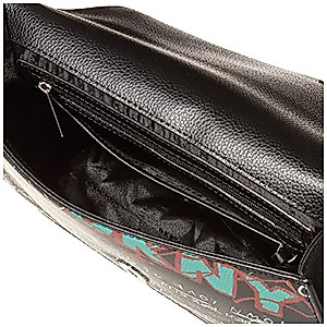 DKNY womens Dkny Elissa Lg Shoulder Bag, Black Graffiti, One Size US