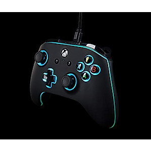 PowerA Spectra Enhanced Illuminated Wired Controller for Xbox One, gamepad, video game, gaming controller, works with Xbox Series X|S