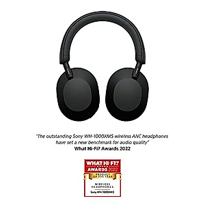 Sony Noise Canceling Wireless Headphones - 30hr Battery Life - Over-Ear Style - Optimized for Alexa and Google Assistant - Built-in mic for Calls - WH-1000XM5B.CE7 - Limited Edition - Charcoal Black