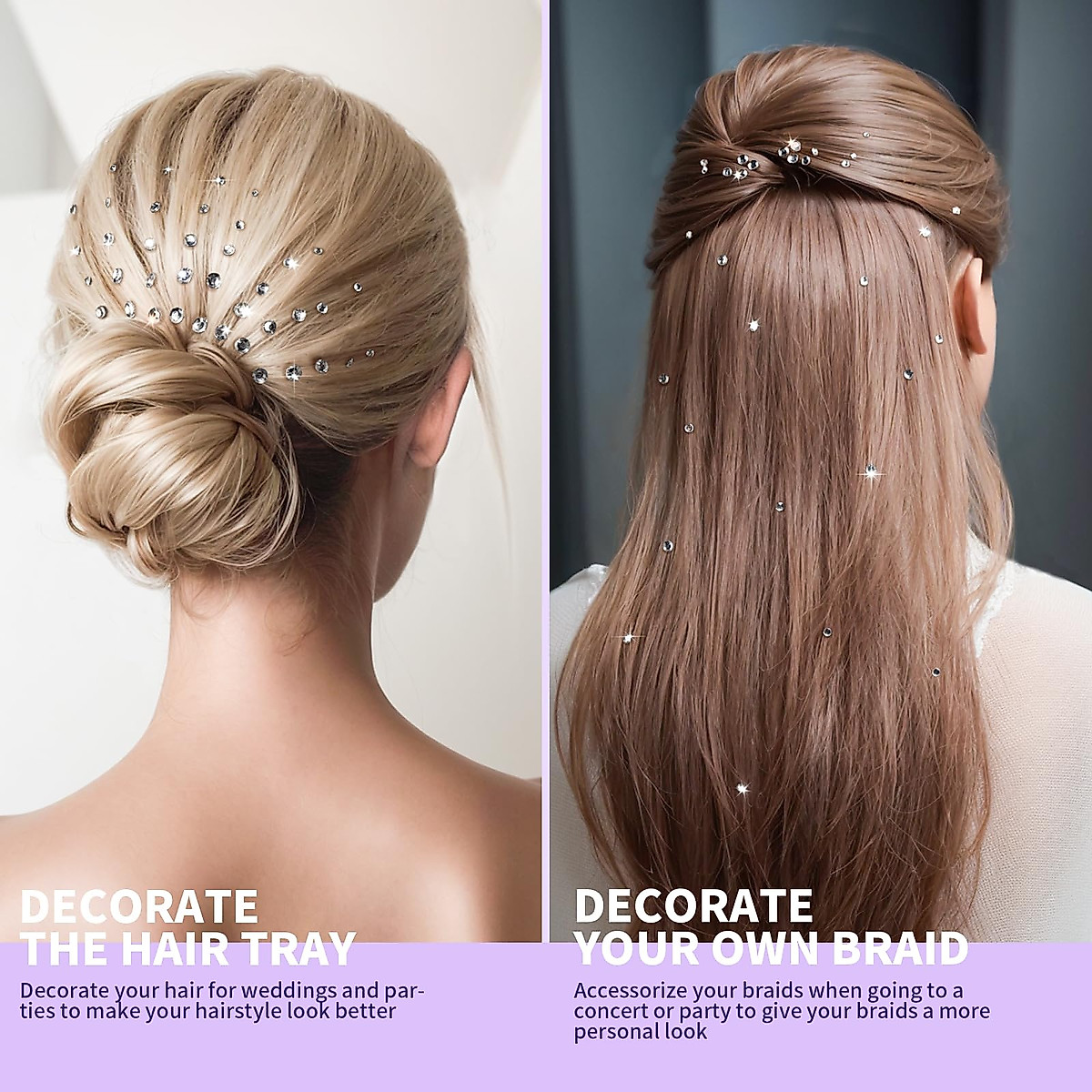 Teenitor Face Gems Makeup Face Rhinestone Self Adhesive Gems Stickers for Face, 650PCS Face Jewels Festival Makeup Eye Jewels Stick On Rhinestone for Face, Hair, Body, Eye