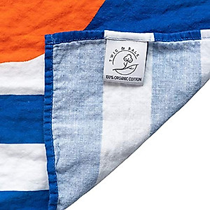 TWIG & BALE Gainesville Florida Baby Blanket Organic Cotton Muslin Swaddle Blanket - 47" x 43" - Fans of Florida Gators Baby Gift for Boys Girls Newborn Receiving Blankets
